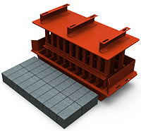 Maxi Solid Brick MK3 Mould (90x114x222mm) | doubell