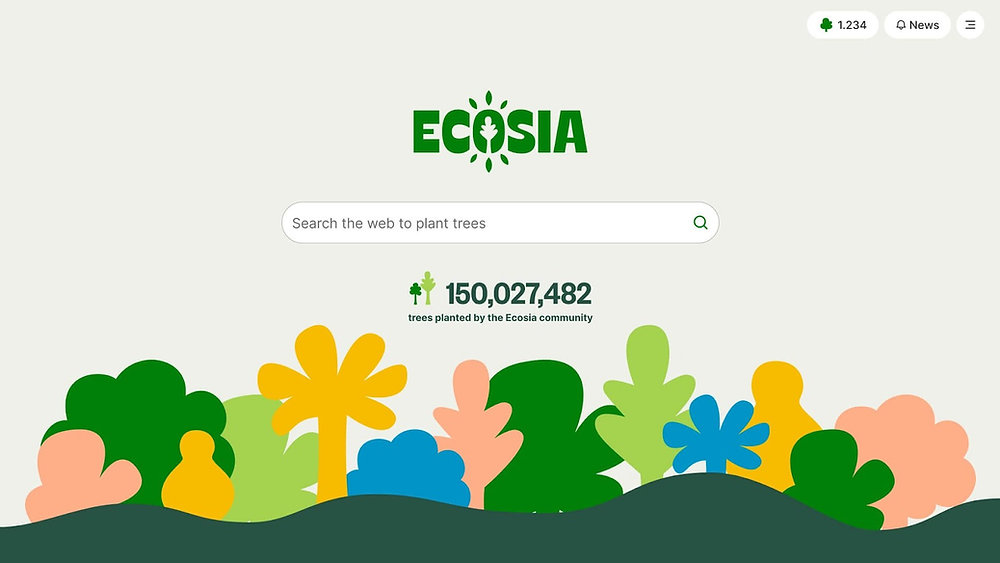 Ecosia and how YOU can help our planet