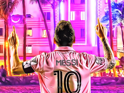 Messi In Miami Alanfoxx