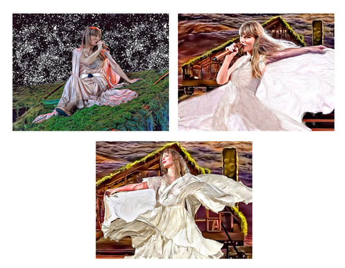 Taylor Swift Folklore Set - “August”, “Eras Folklore”, “Delight” - 3 ...
