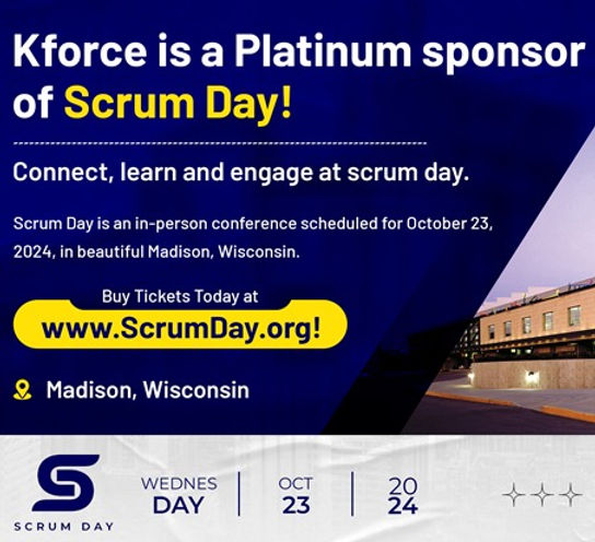 Kforce is a Platinum Sponsor of Scrum Day 2024