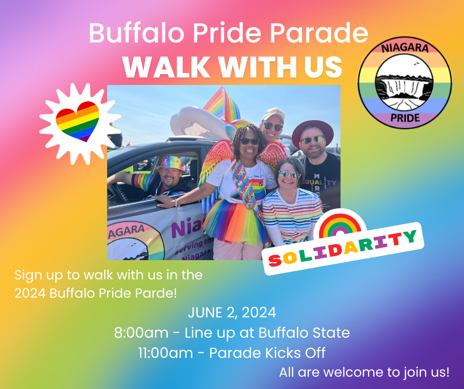 Walk with Niagara Pride in the 2024 Buffalo Pride Parade | Niagara Pride