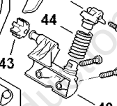 STIHL Genuine MS500i Front Lower AV Spring # 1144 791 3102 | Outbushman