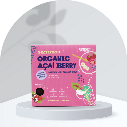 Organic Frozen Acai Pulp Sweetened with Guarana Syrup (Pasteurised ...