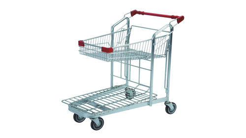 DOUBLE LAYER WAREHOUSE TROLLEY | Al Bait Al Mamour