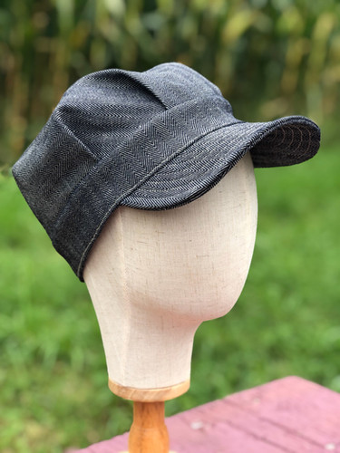 Herringbone Twill Engineer Hat | LaRose Hat Co.