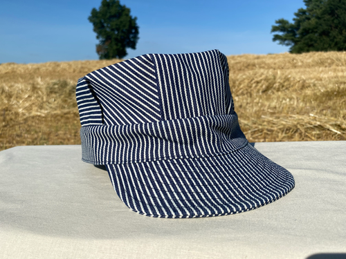 Full Hickory Stripe Engineer | LaRose Hat Co.