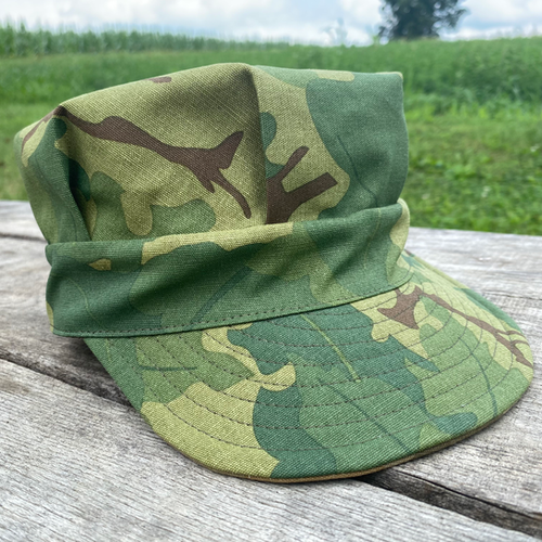 Mitchell Camo Pleated Cap- Reversible | LaRose Hat Co.