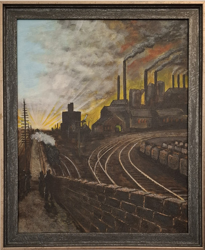 'South Bank Steel Works' by Graham Frank Wright | Sigma Art