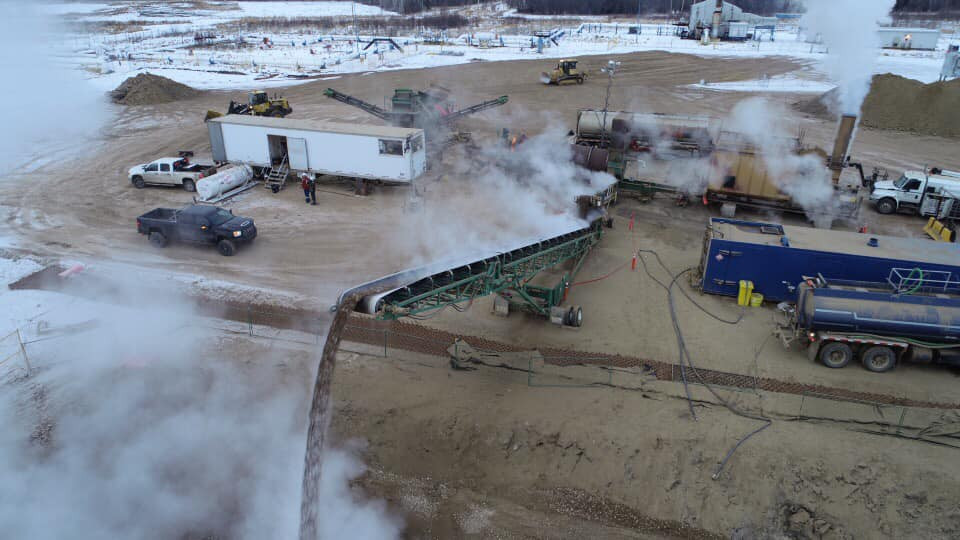Winter Aggregate Heating | Peace River Alberta | Ruel Concrete Ltd
