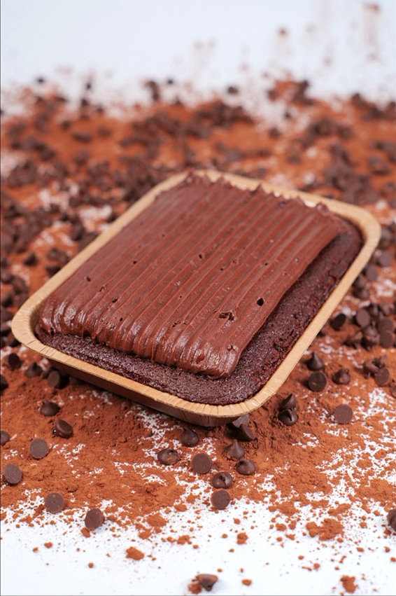 Dark Chocolate Ganache Mini Sheet Cake | Flour Fusion