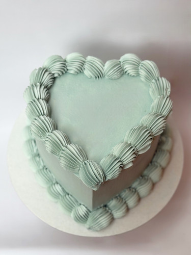 Heart Cake - Colour of your choice | Sweet Little Things
