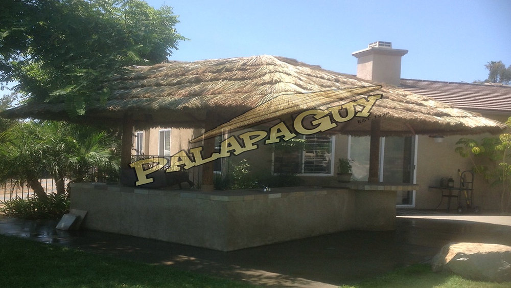 2 Post Palapas-Tahitian Palm Thatch