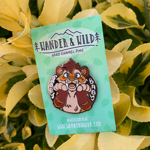 Sabey Baby Enamel Pin | Wildcat Costumes