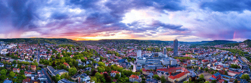 Panorama Bilder von Jena | Drohnenfotografie