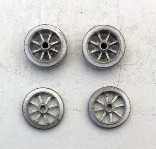 R800 - Dennis N-Type Wood Spoke (Fire Engine) Wheels | model-bus-federation