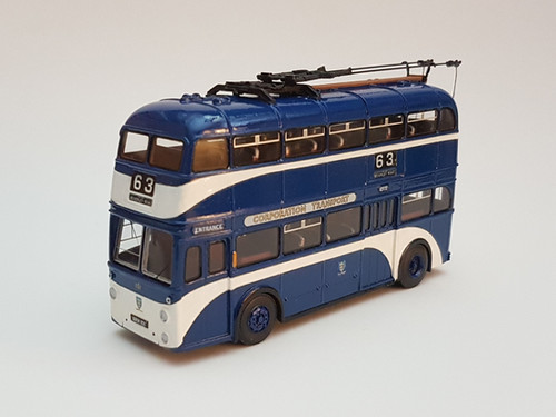 MBF2K-08 - 1954 Roe Sunbeam MF2B Hull Coronation Trolleybus | model-bus ...