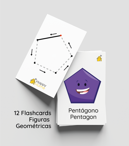 Flashcard de Figuras Geométricas | Happy Home