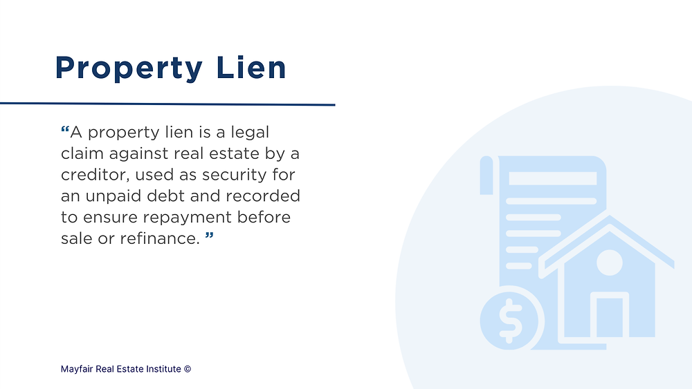 Property Lien: Definition, How It Works, and Types