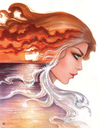 Skyfire Shores - Pearl Print | DiVinica Shop