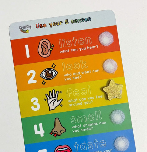 5 Senses Mindfulness Card | Sensory Stim Shop