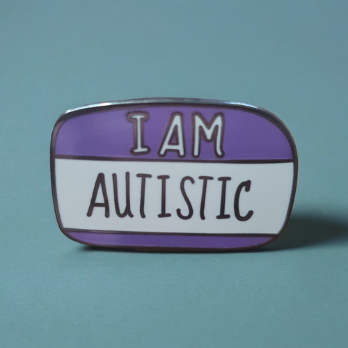 Pin Badge I am Autistic | Sensory Stim Shop