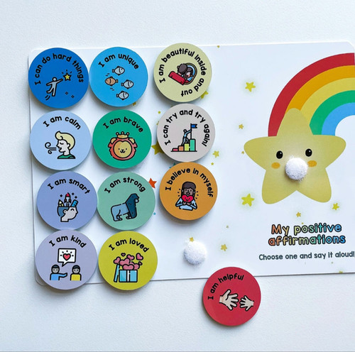 Childrens Positive Affirmations Activity Board | Sensory Stim Shop
