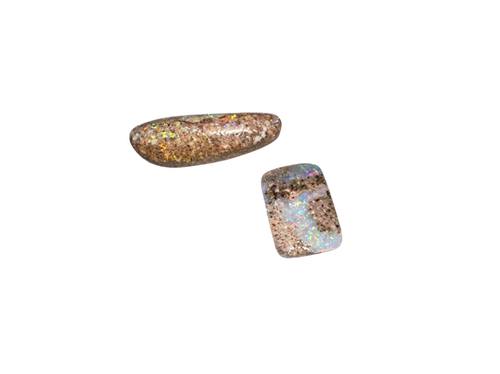 Australian Boulder Pipe Opal 2 Stone Set 6.70ct | a-and-s-opals