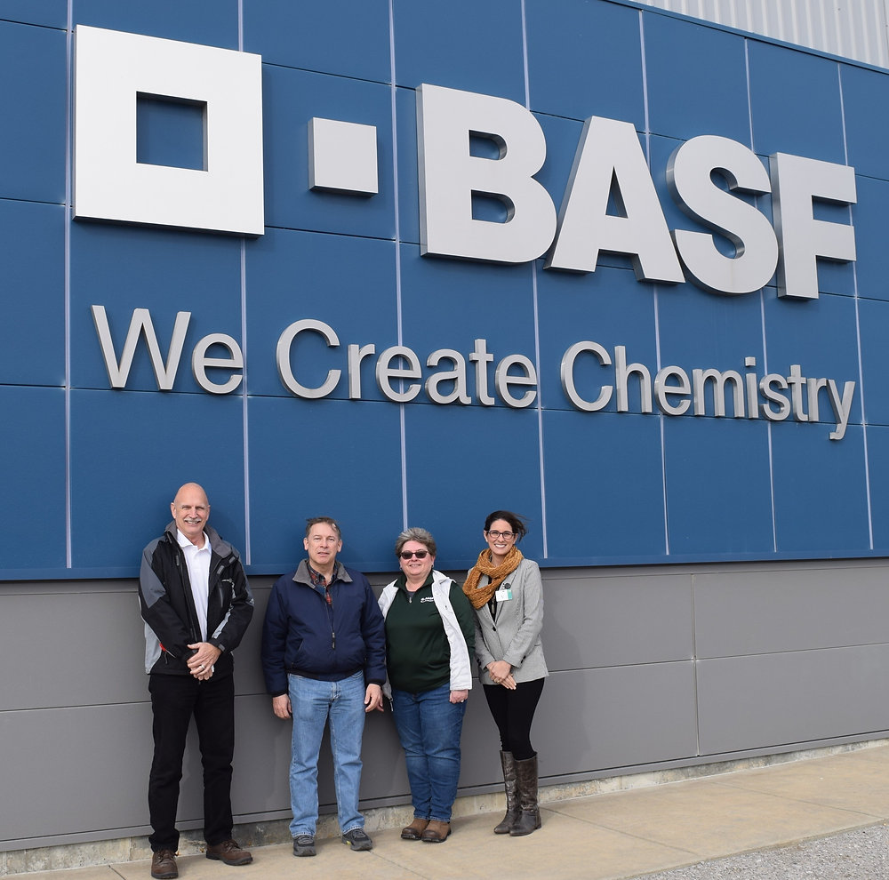 BASF hosts discussion and tour