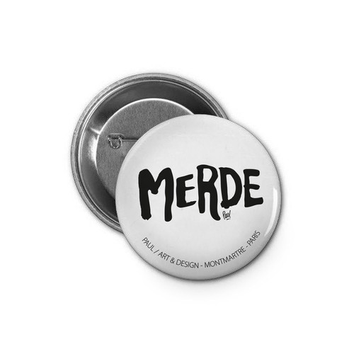 BADGE MERDE LOGO | paulartetdesignparis