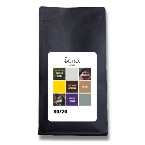 Blend 80/20 - kawa ziarnista 1kg | Serio. coffee spot