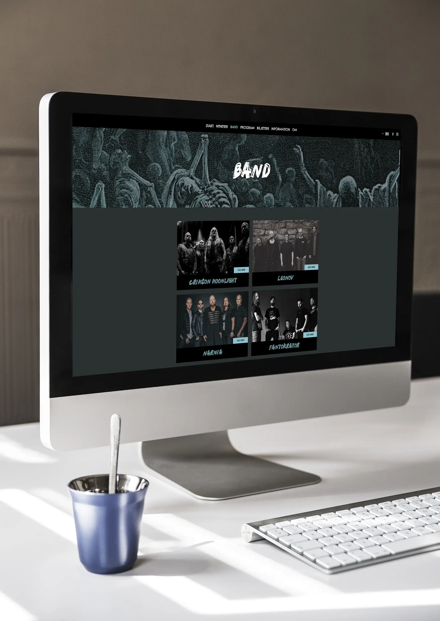 Metalfestivalen BOBFEST får hjälp med ny hemsida!