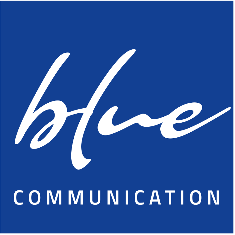 Blue Communication, création de logos à Martigny, Verbier, Monthey