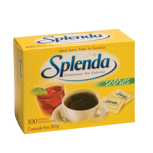 Azucar especial Splenda, caja con 100 sobres de un gramo cada uno ...