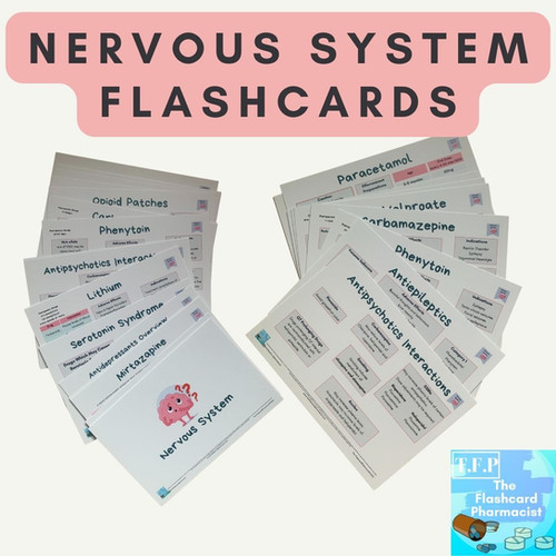 Nervous System Flashcards | Flashcard Pharmacist