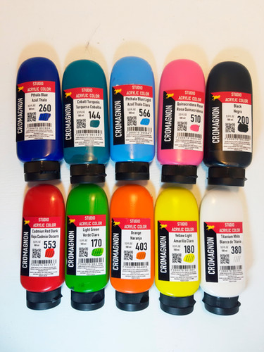 Pack 10 Pomos 100 ml - carta 39 colores | CasaSuau.cl