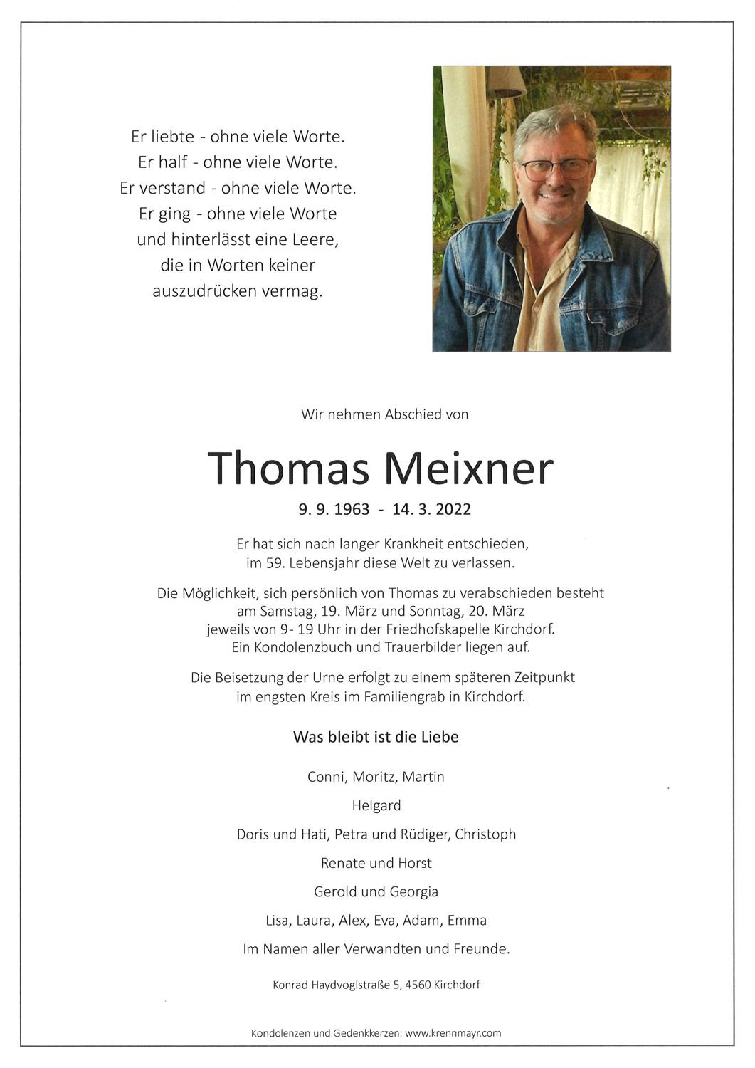 Todesfall Thomas Meixner