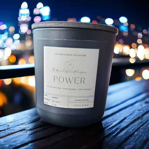 Power 14.5 oz Candle | The Kansas City Cand