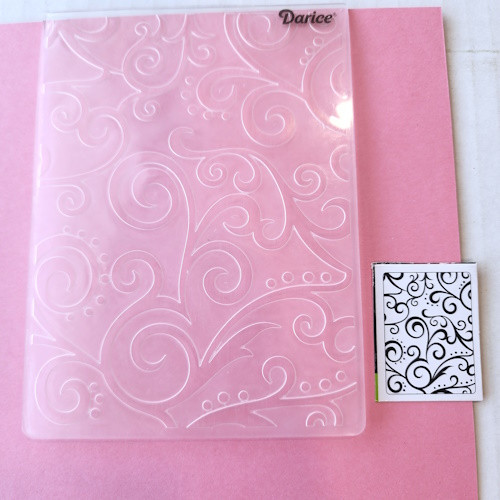 Darice Embossing Folder - Swirl Pattern | Jenlee Schoolcraft