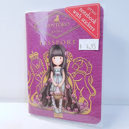 Santoro London Gorjuss Passport Book - New York | Jenlee Schoolcraft