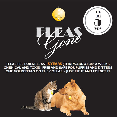 FleasGone natural flea & tick repellant tag | Fleasgone.co.uk