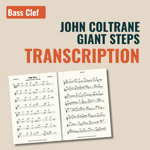 Transcription - Giant Steps (Bass Clef) | learn2playjazz