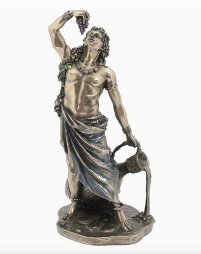 Dionysus: Greek God of Fruitfulness & Madness, Deity Statue | Winslow ...