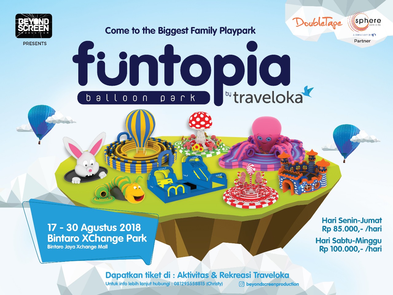 FUNTOPIA BALLOON PARK | Info, Liputan & Promo Acara Jakarta, Indonesia ...