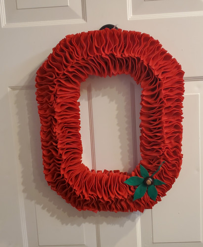 The Ohio State Block O-All Scarlet | KKWreaths