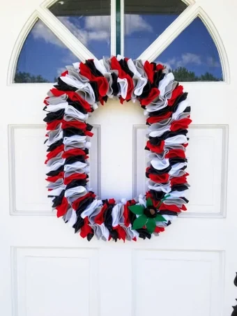The Ohio State Buckeyes Block O - Four Color | KKWreaths