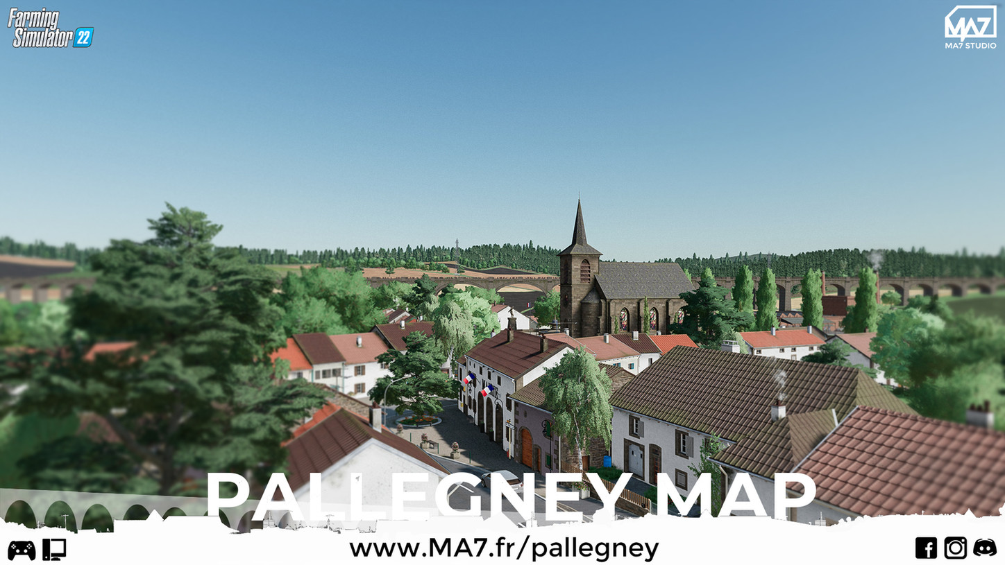 Pallegney Map FS22 MA7 Pallegney Map FS22 MA7