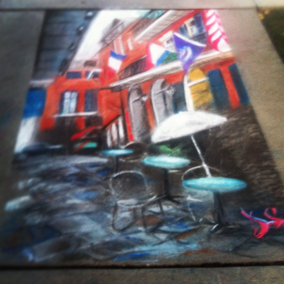 CHALK | slosh-of-paint