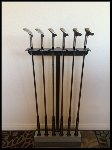Golf shaft, grip, component displays