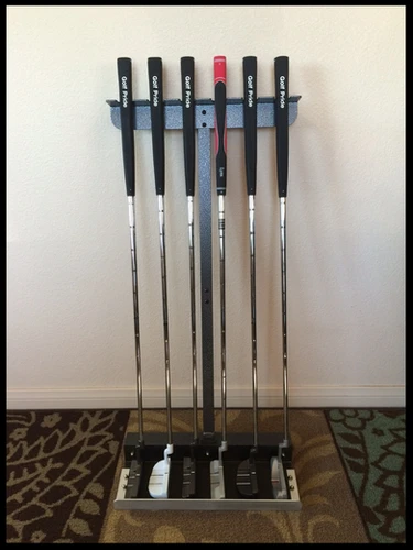 Golf shaft, grip, component displays
